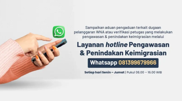 Ditjen Imigrasi Buka Hotline Bagi Masyarakat yang Ingin Melaporkan Aktivitas Orang Asing ...